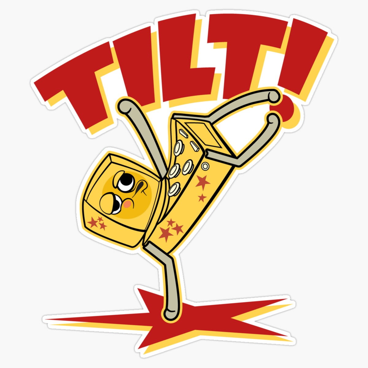 Maneki Tilt Pinball Machine Graphic For Pinball Fans Er, Phone Decal ...