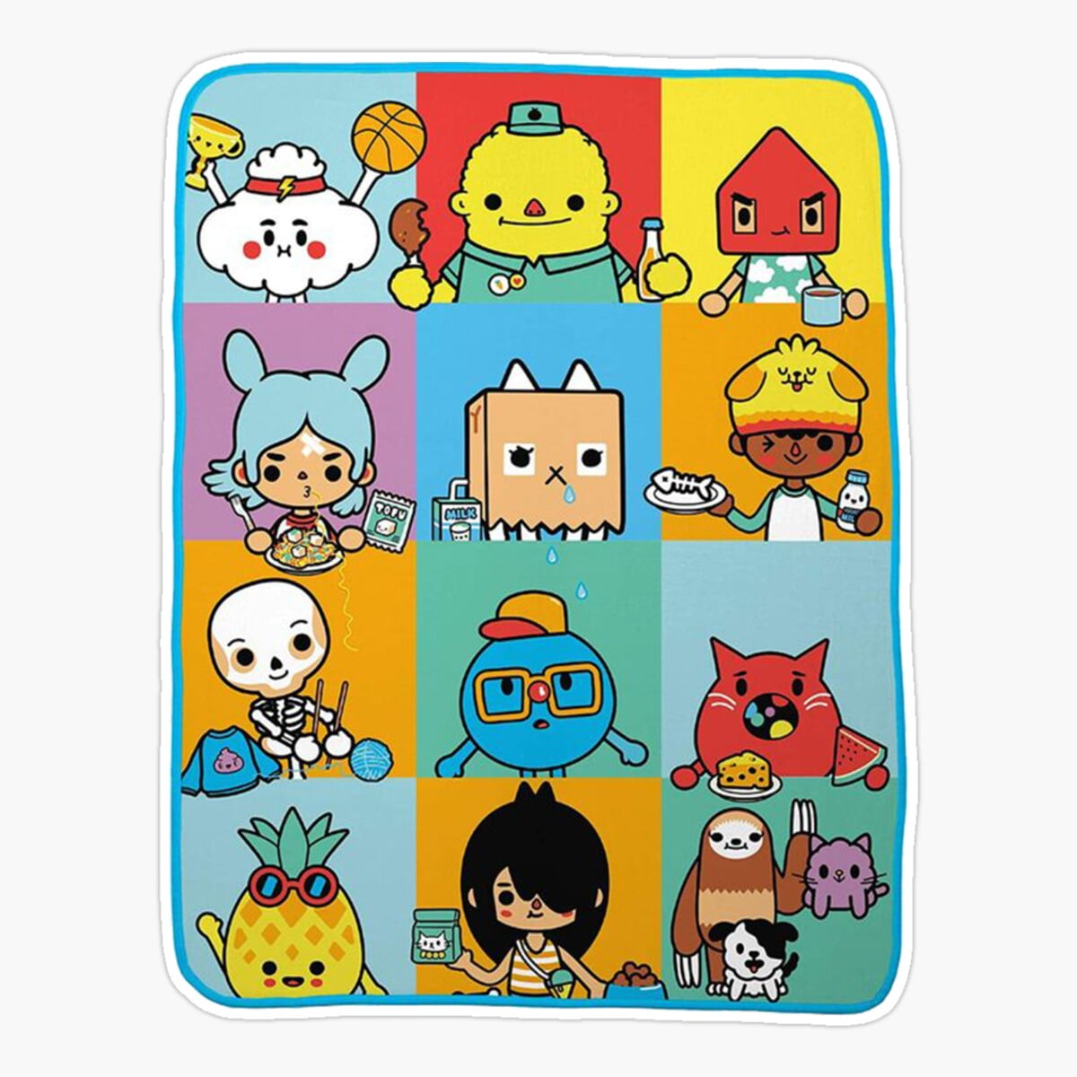 Maneki Toca Boca Er, Phone Decal Water Bottle Stickers Car Decals ...