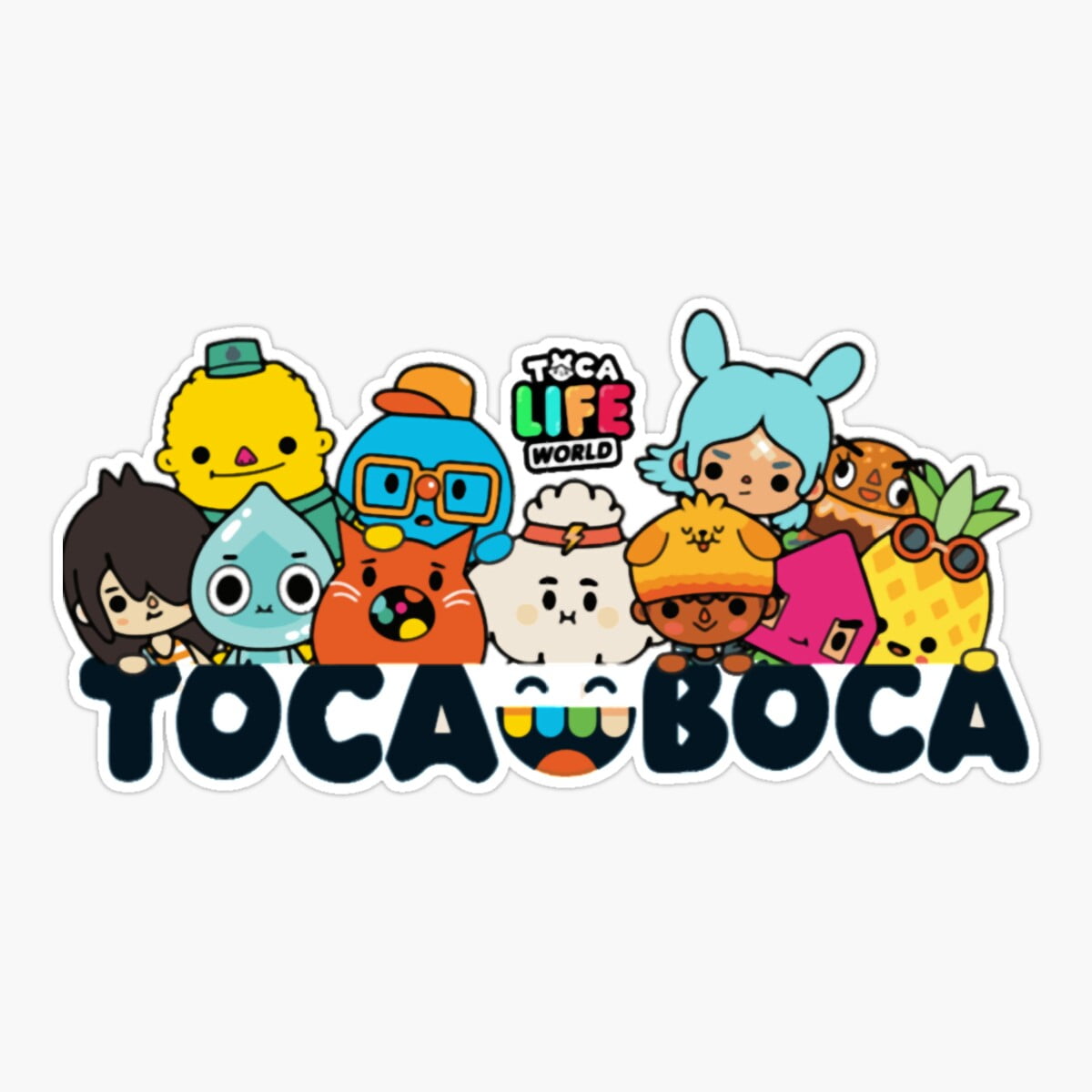 Maneki Toca Boca Essential Er, Phone Decal Water Bottle Stickers Car ...