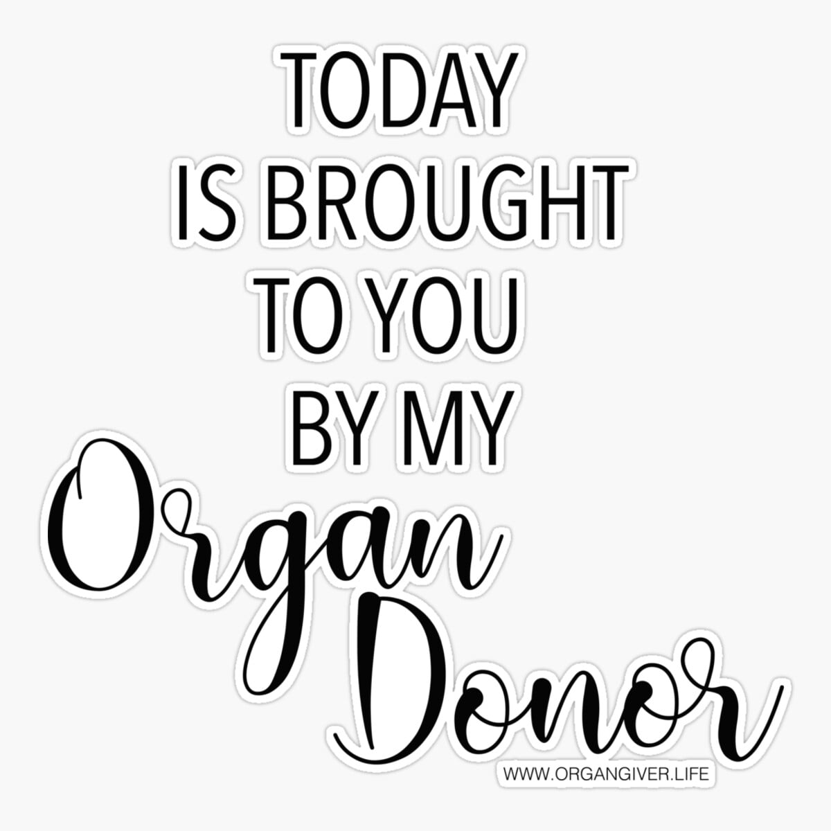 Maneki Today Is Brought To You By My Donor Er, Phone Decal Water Bottle ...