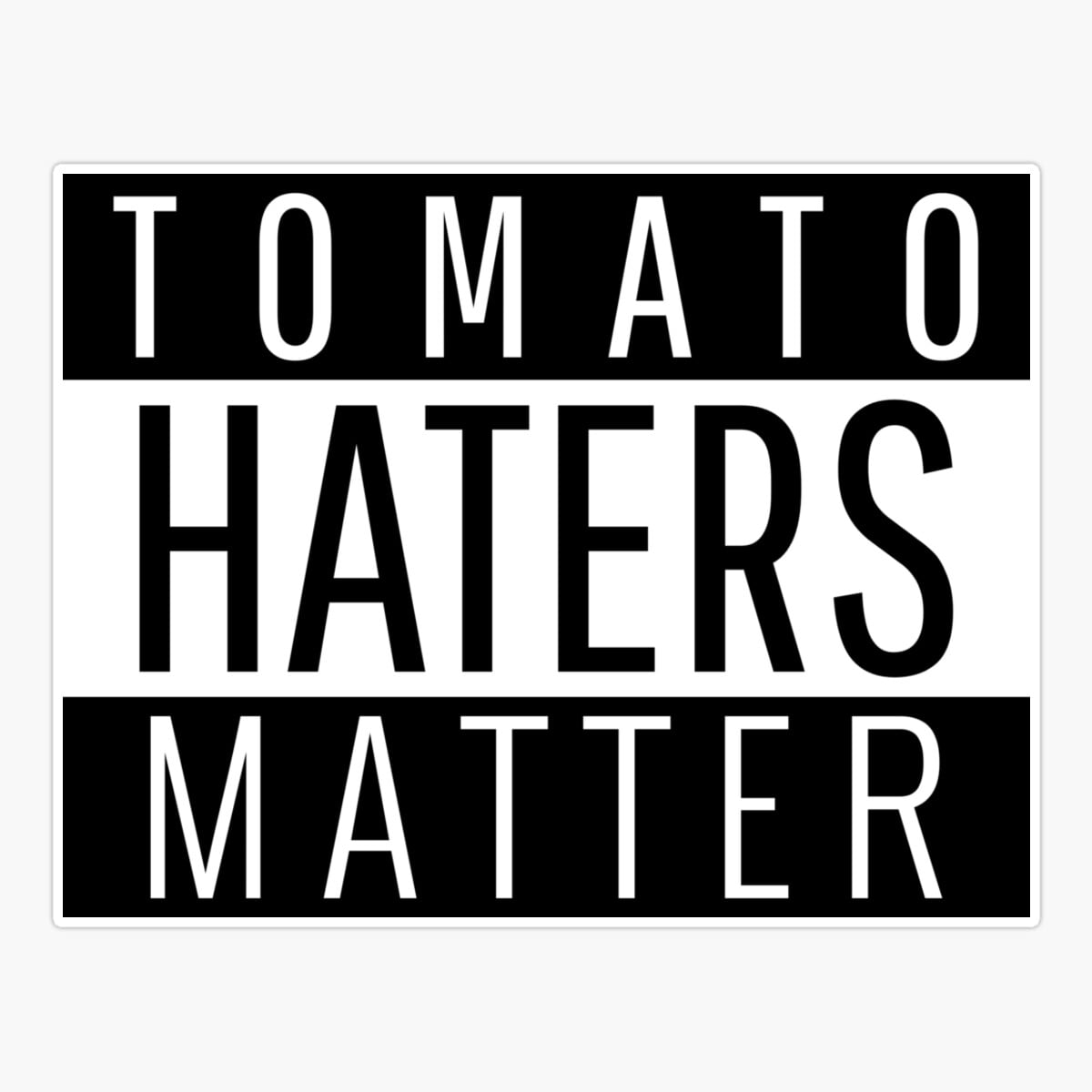 Maneki Tomato Haters Matter - Funny Spicy Er, Phone Decal Water Bottle ...