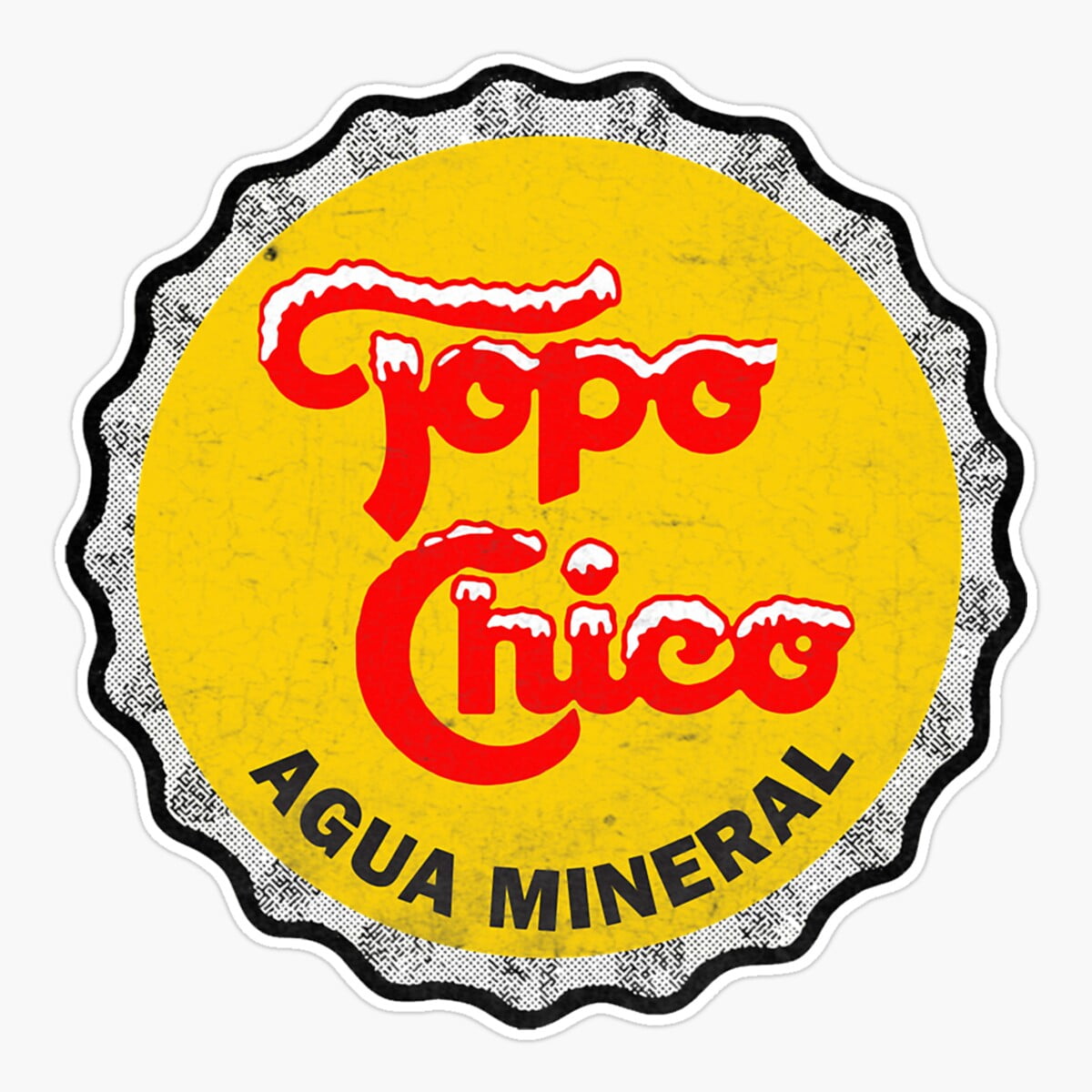 Maneki Topo Chico Agua Mineral Clic Sticker, Phone Decal Water Bottle ...