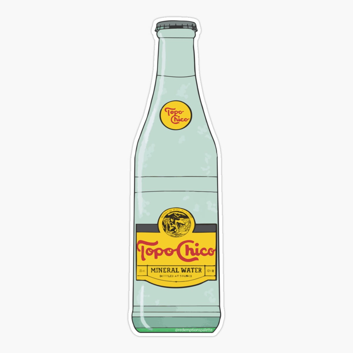 Maneki Topo Chico - That Sparklin' Good-Good Er, Phone Decal Water ...