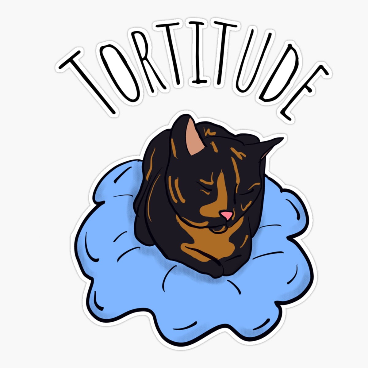 Maneki Tortitude! (Tortoiseshell Cat Design) Er, Phone Decal Water ...