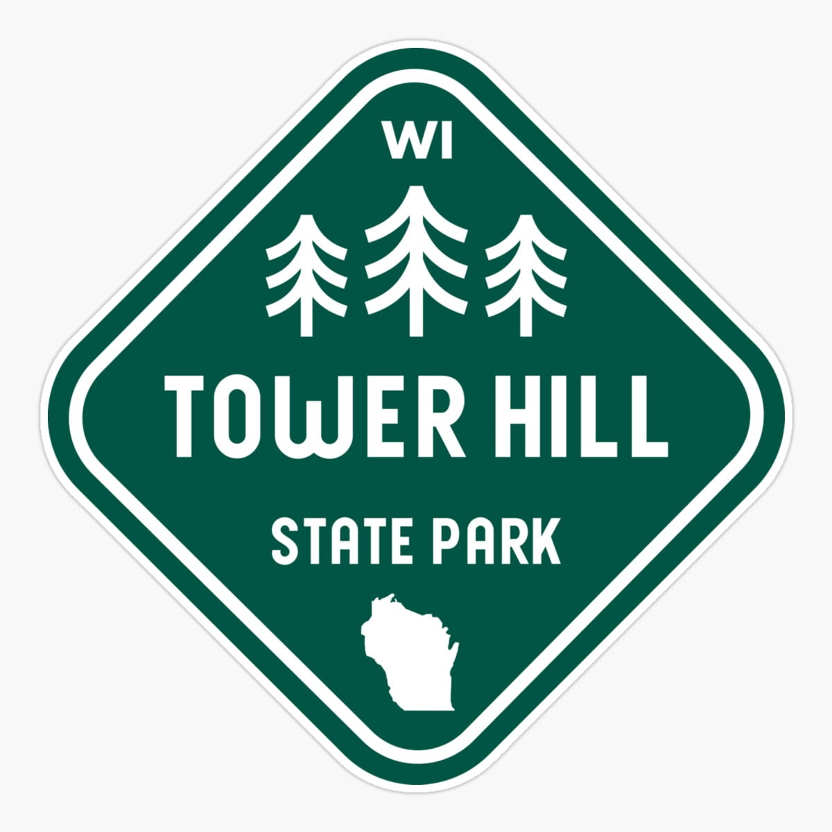 Maneki Tower Hill State Park Wisconsin Er, Phone Decal Water Bottle ...