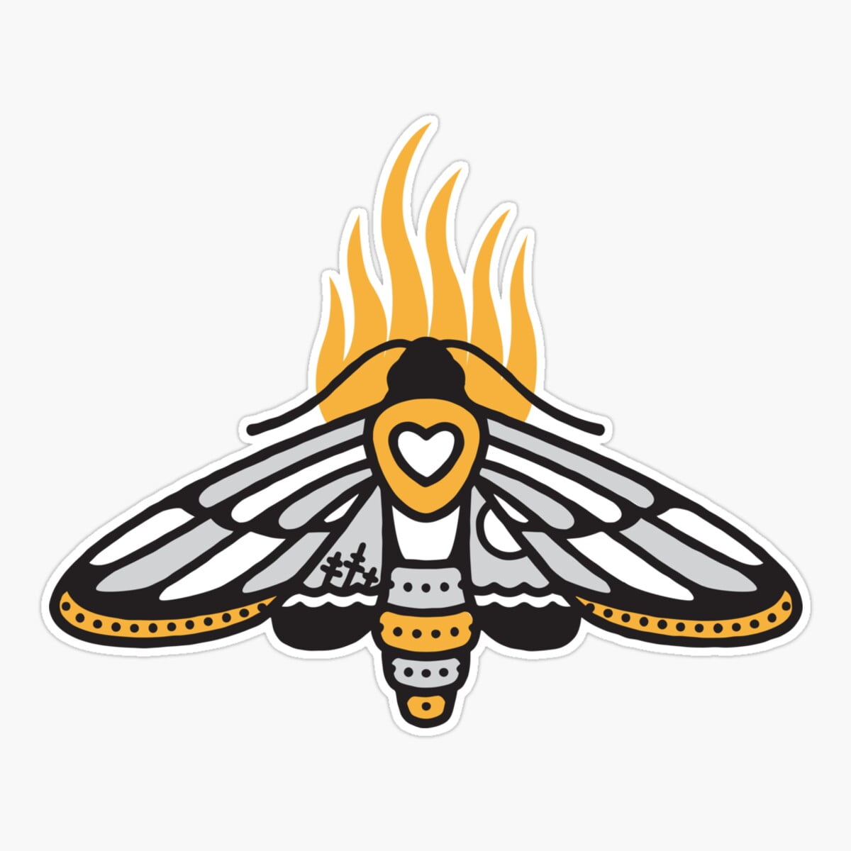 Maneki Traditional Moth Er, Phone Decal Water Bottle Stickers Car ...