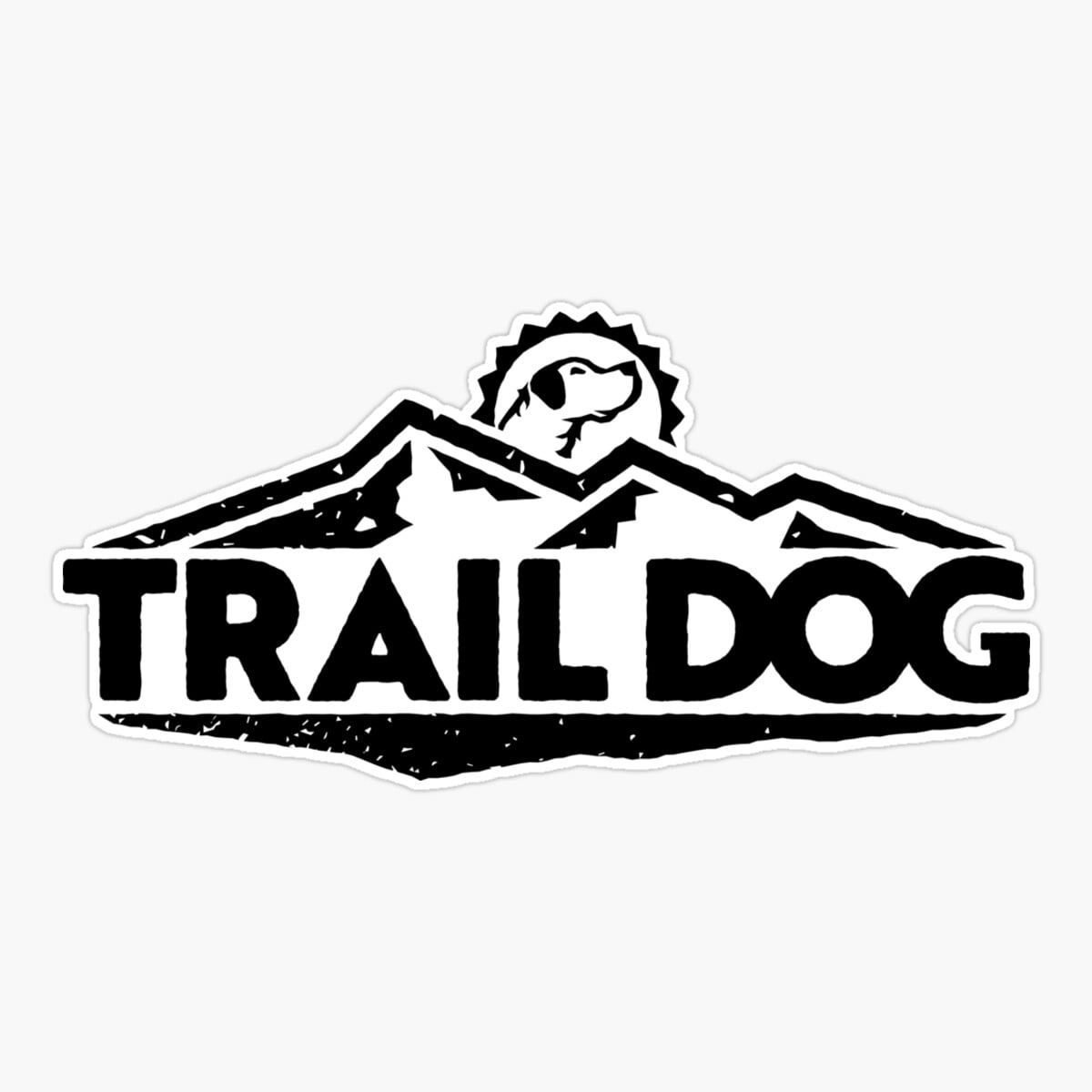 Maneki Trail Dog Shop Sticker, Phone Decal Water Bottle Stickers Car ...