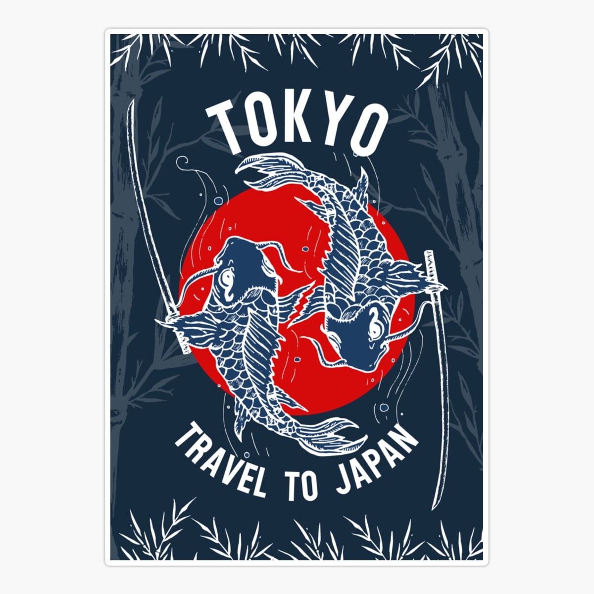 Maneki Travel To Japan, Tokyo Sticker, Phone Decal Water Bottle ...