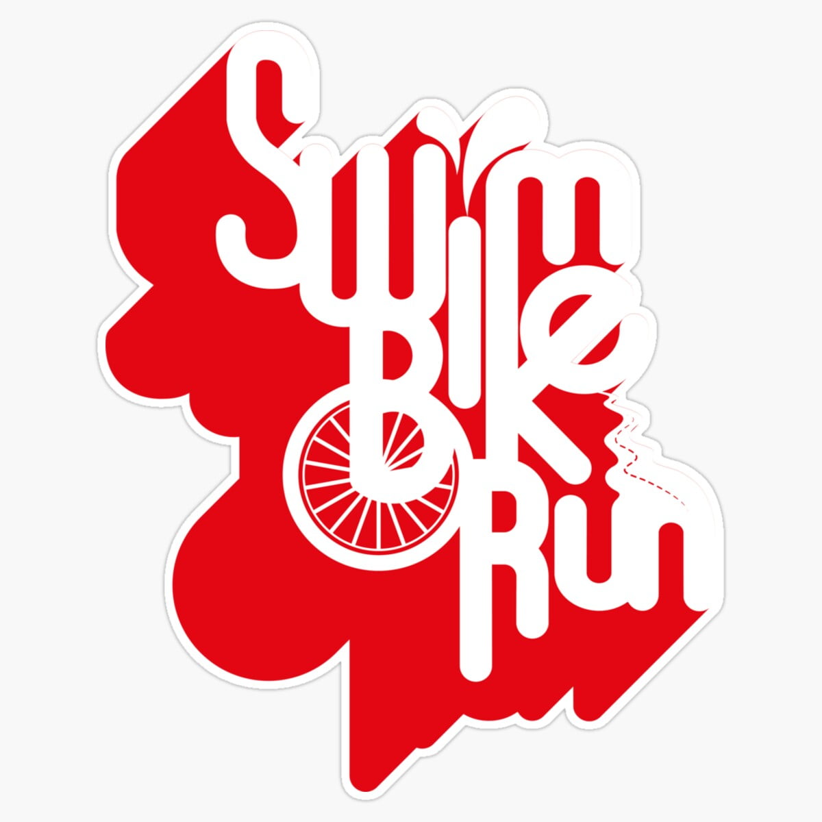 Maneki Triathlon, Swim Bike Run, Triathlete Lover Gift Er, Phone Decal ...