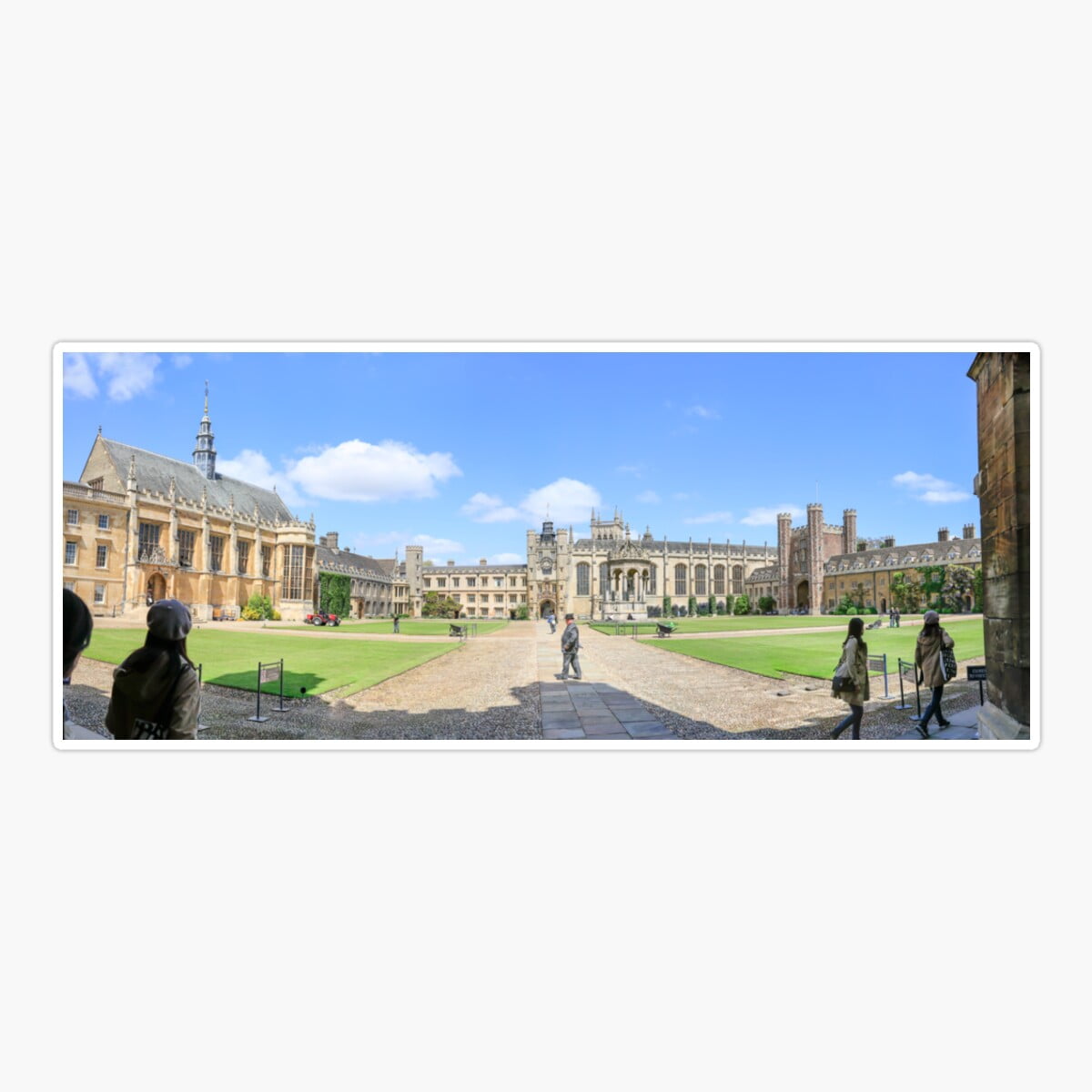 Maneki Trinity College Cambridge, Uk, England Sticker, Phone Decal ...