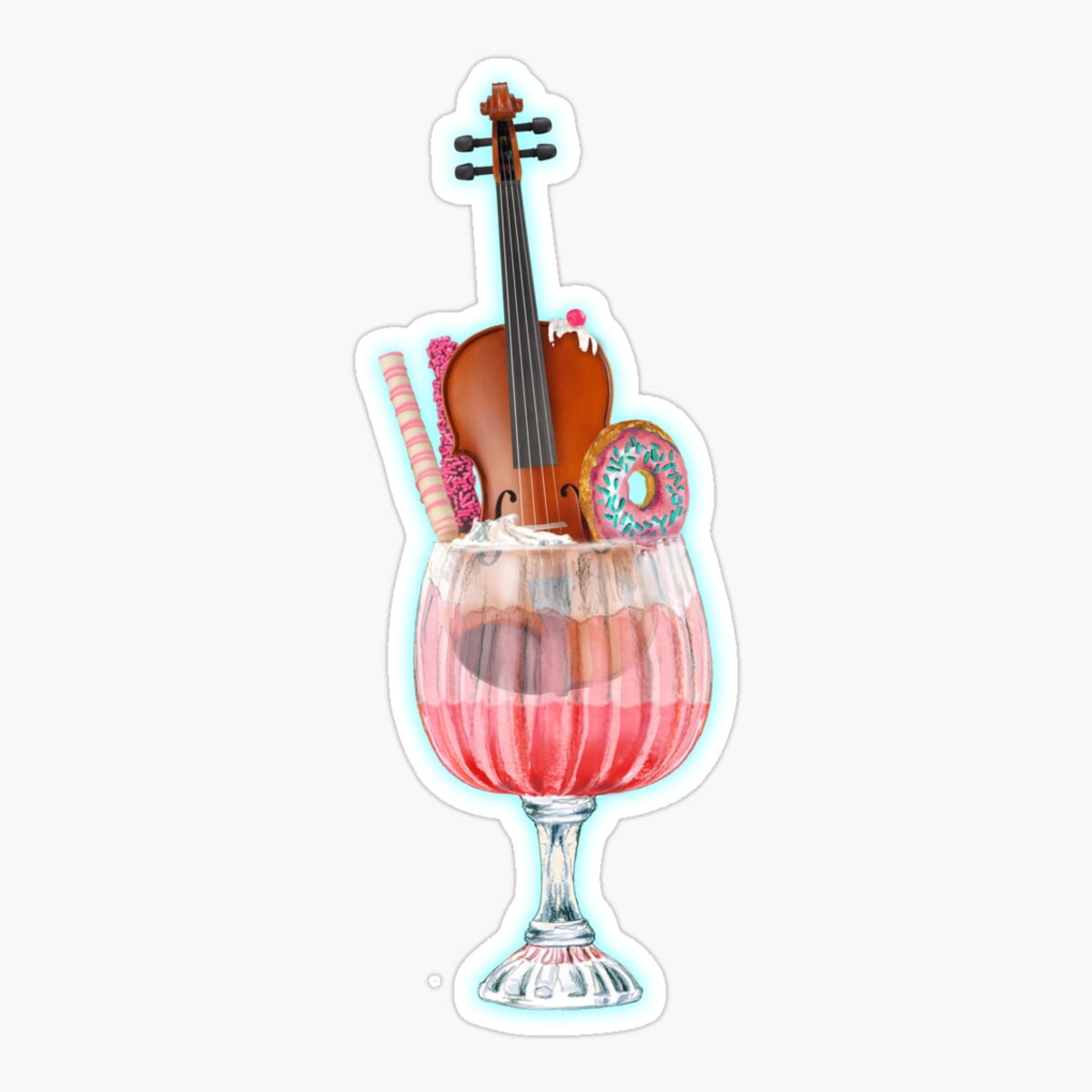 Maneki Triple Ripple Raspberry White Chocolate Violin Milkshake er ...