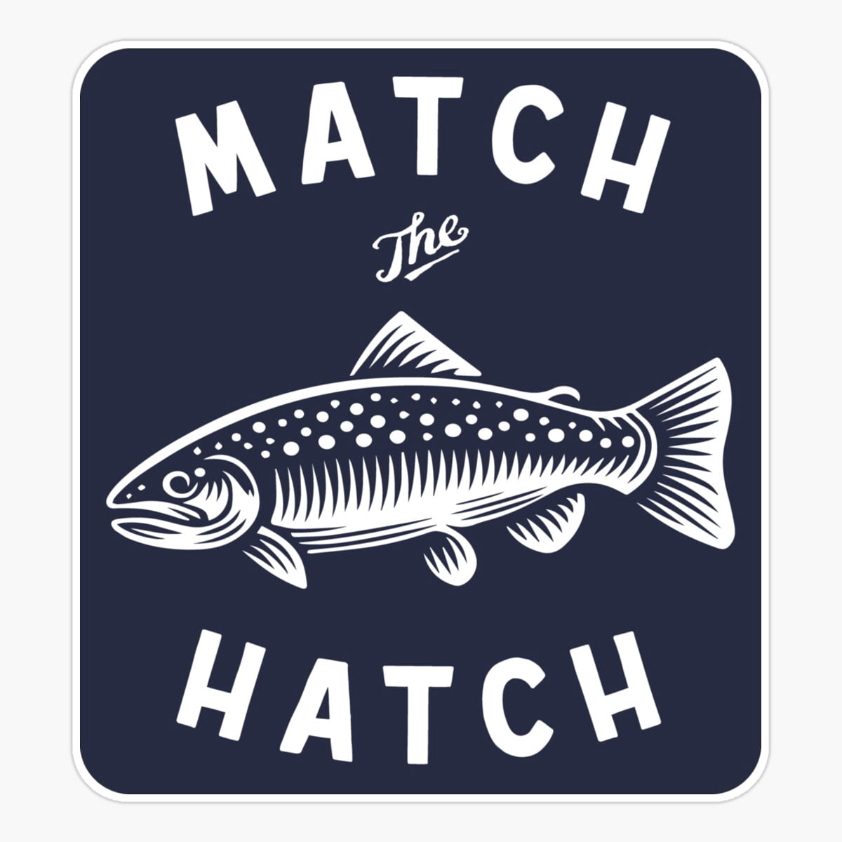 Maneki Trout Ishing Ly Tying Match The Hatch Er, Phone Decal Water ...