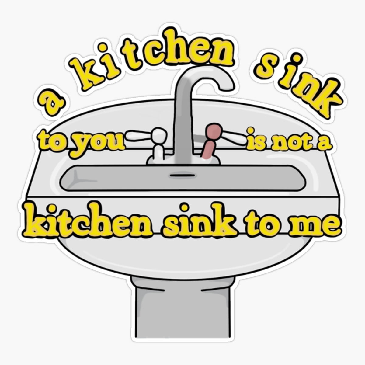 Maneki Truce Kitchen Sink Er, Phone Decal Water Bottle Stickers Car ...