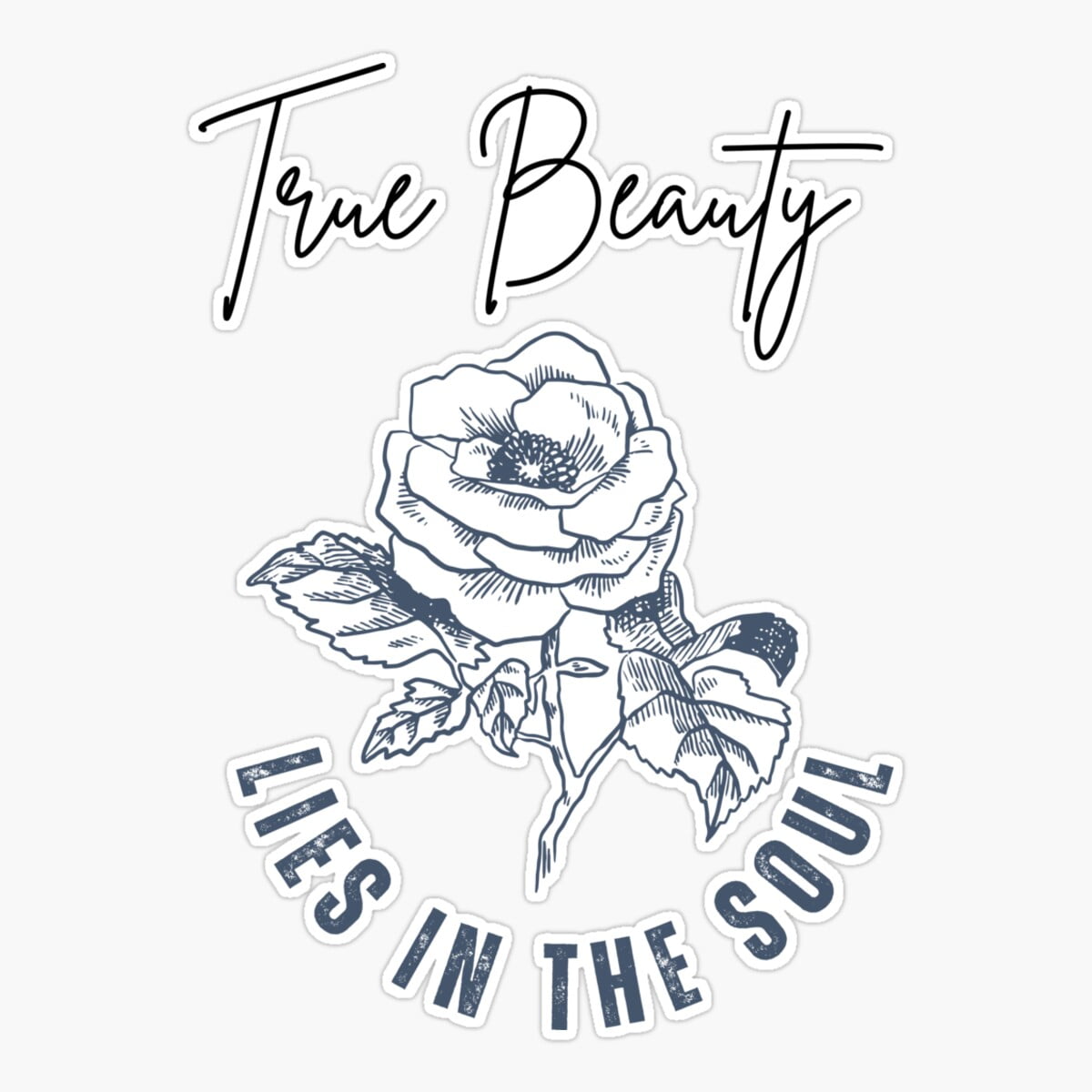 Maneki True Beauty Sticker, Phone Decal Water Bottle Stickers Car ...