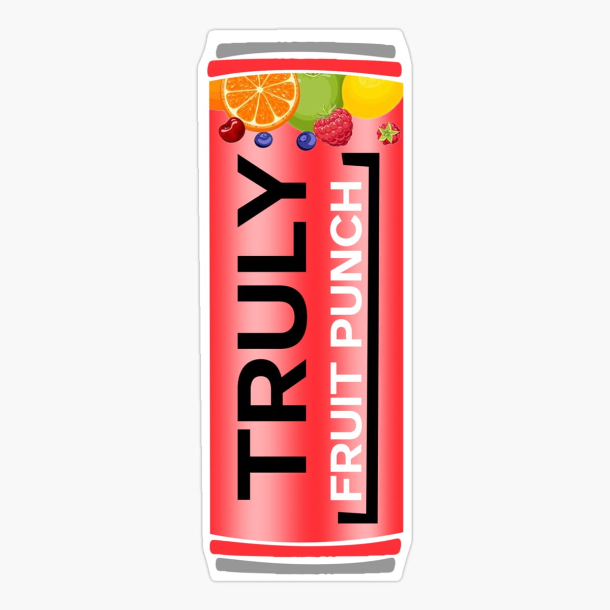 Maneki Truly Fruit Punch Hard Seltzer Er, Phone Decal Water Bottle ...