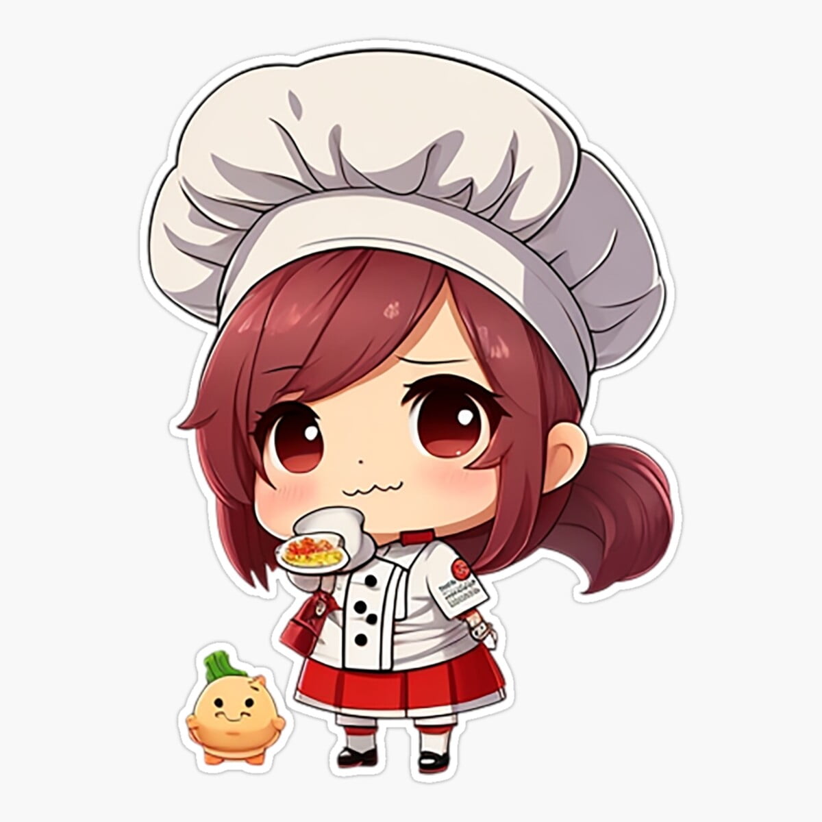 Maneki Trust Chibi Che A Recipe Or Deliciousness Sticker, Phone Decal ...