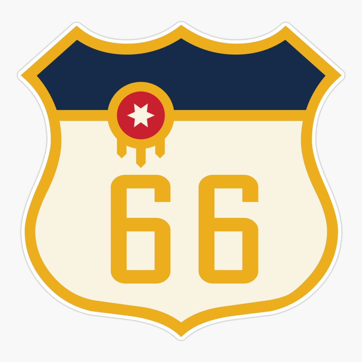 Maneki Tulsa Route 66 Er, Phone Decal Water Bottle Stickers Car Decals ...