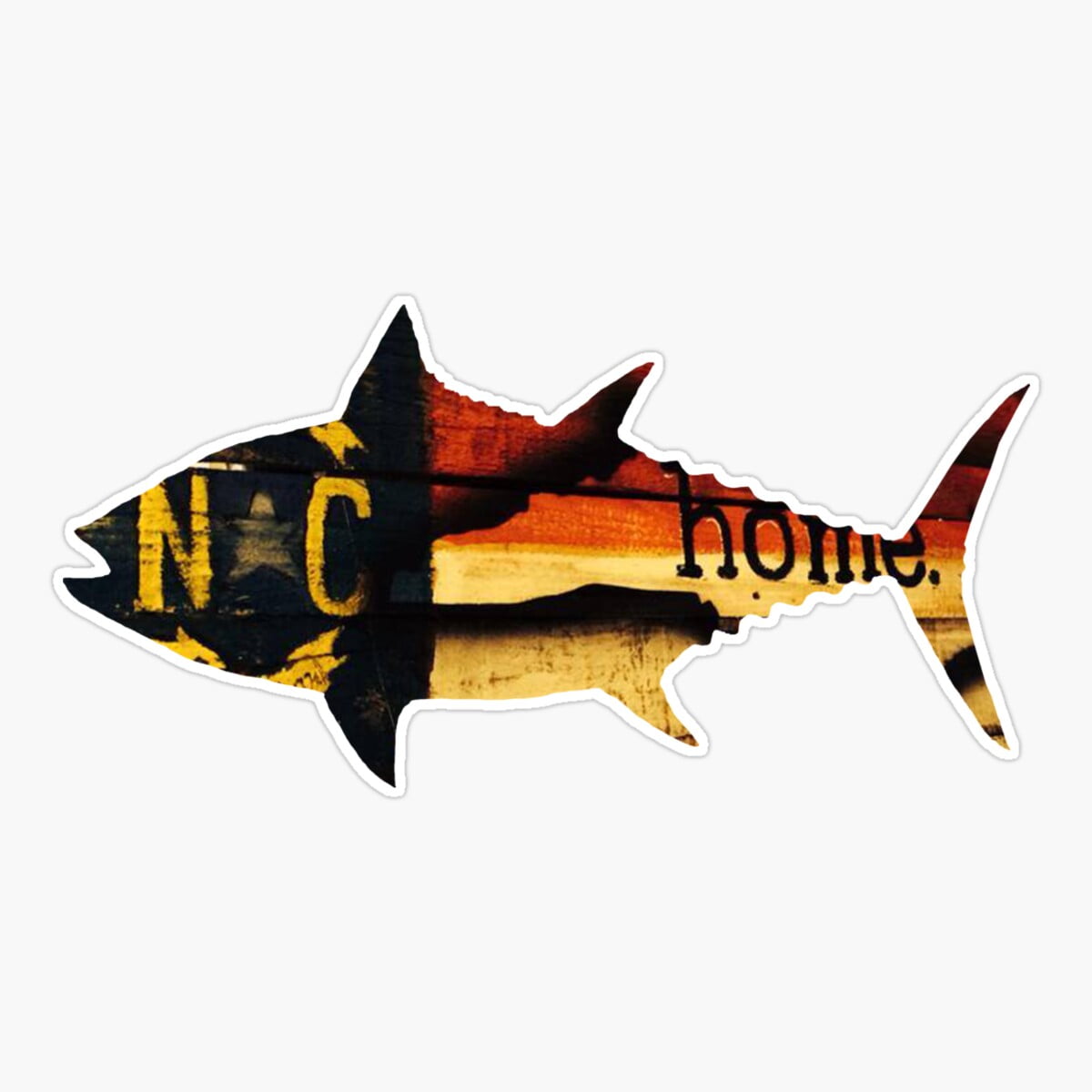 Maneki Tuna North Carolina Er, Phone Decal Water Bottle Stickers Car ...