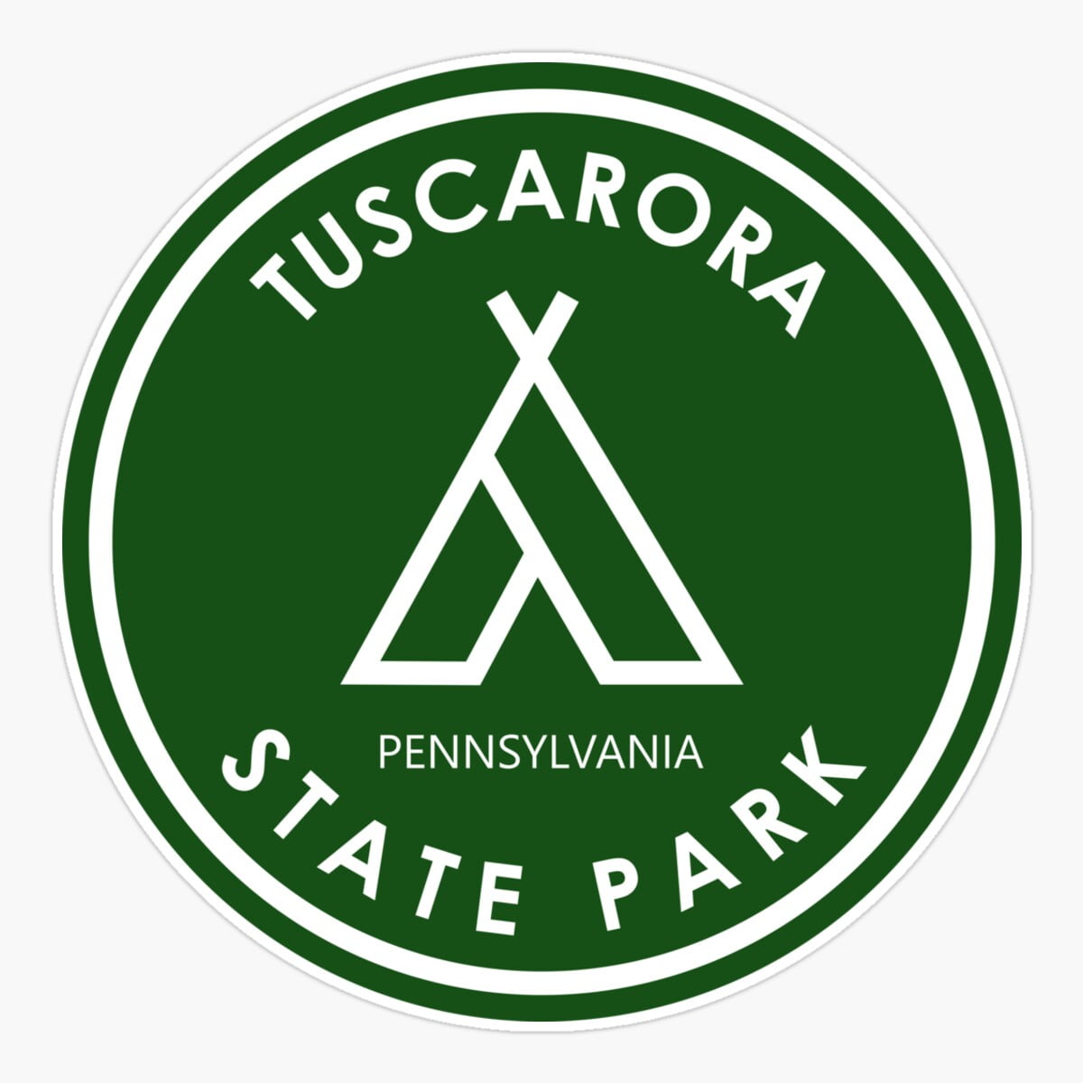 Maneki Tuscarora State Park Pennsylvania Tent Er, Phone Decal Water ...