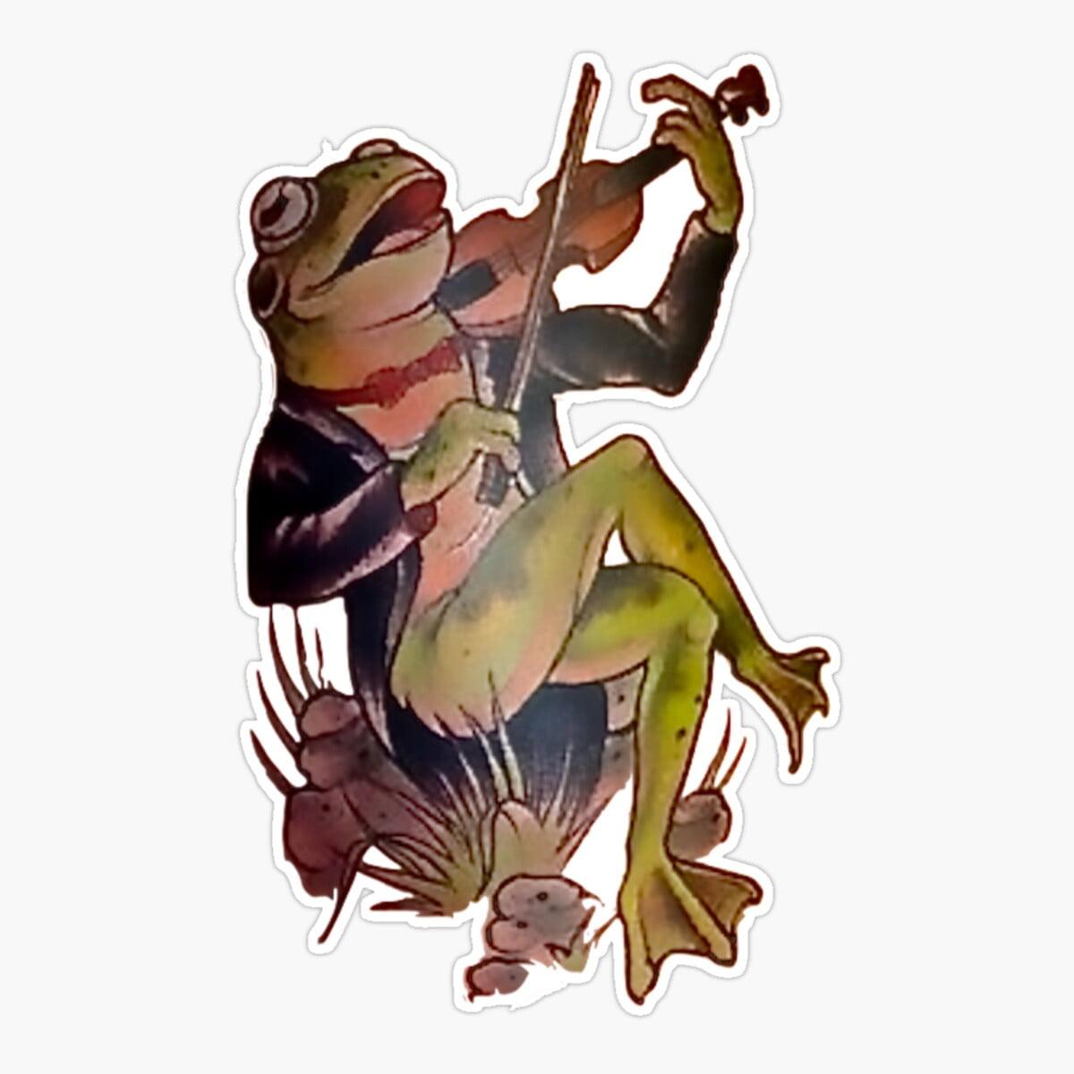 Maneki Tuxedo Rog Violin Virtuoso Er, Phone Decal Water Bottle Stickers ...