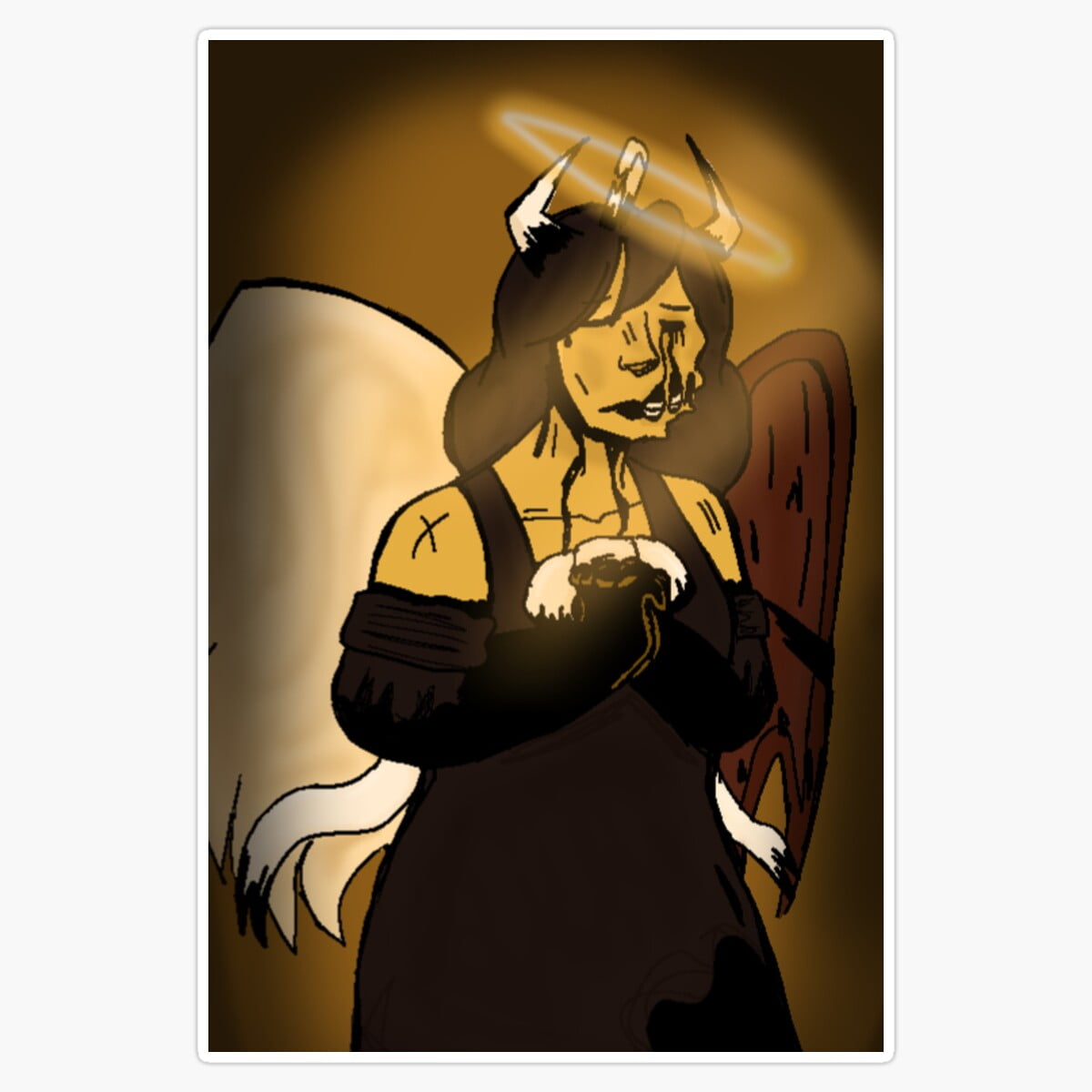 Maneki Twisted Alice Angel Er, Phone Decal Water Bottle Stickers Car ...