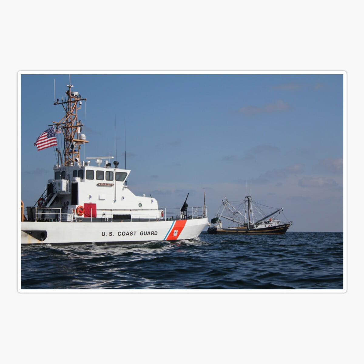 Maneki U.S. Coast Guard Cutter Marlin Patrols The Waters South O ...
