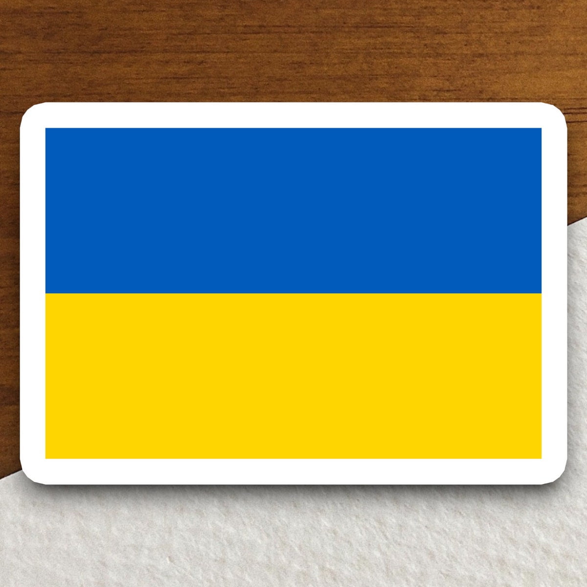 Maneki Ukraine Country Flag Sticker, International Country Sticker ...