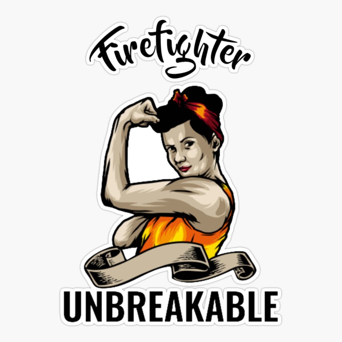 Maneki Unbreakable Firefighter - Funny Birthday Gift For Firefighter ...