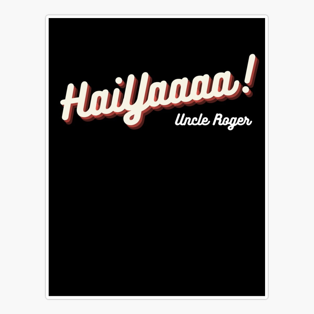 Maneki Uncle Roger Quote Of The Day Sticker, Phone Decal Water Bottle ...