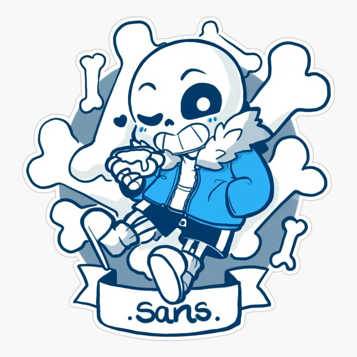 Maneki Undertale Megalovania Sans Chibi Art – Undertale Video Game Er ...