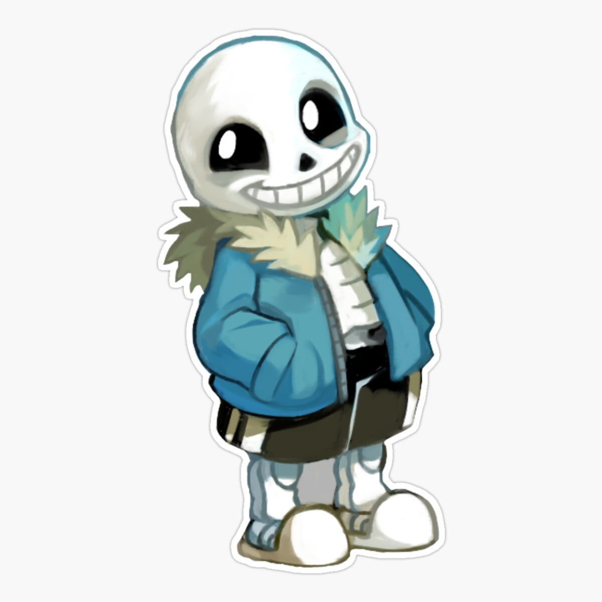 Maneki Undertale - Sans Er, Phone Decal Water Bottle Stickers Car ...
