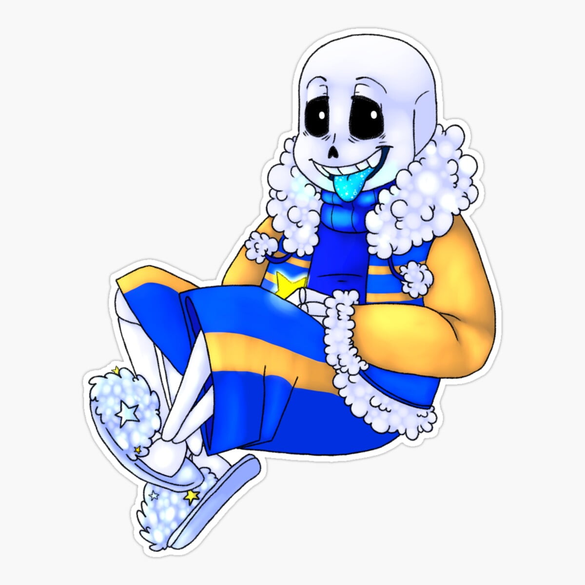 Maneki Undertale : Sans (Outertale) Er, Phone Decal Water Bottle ...