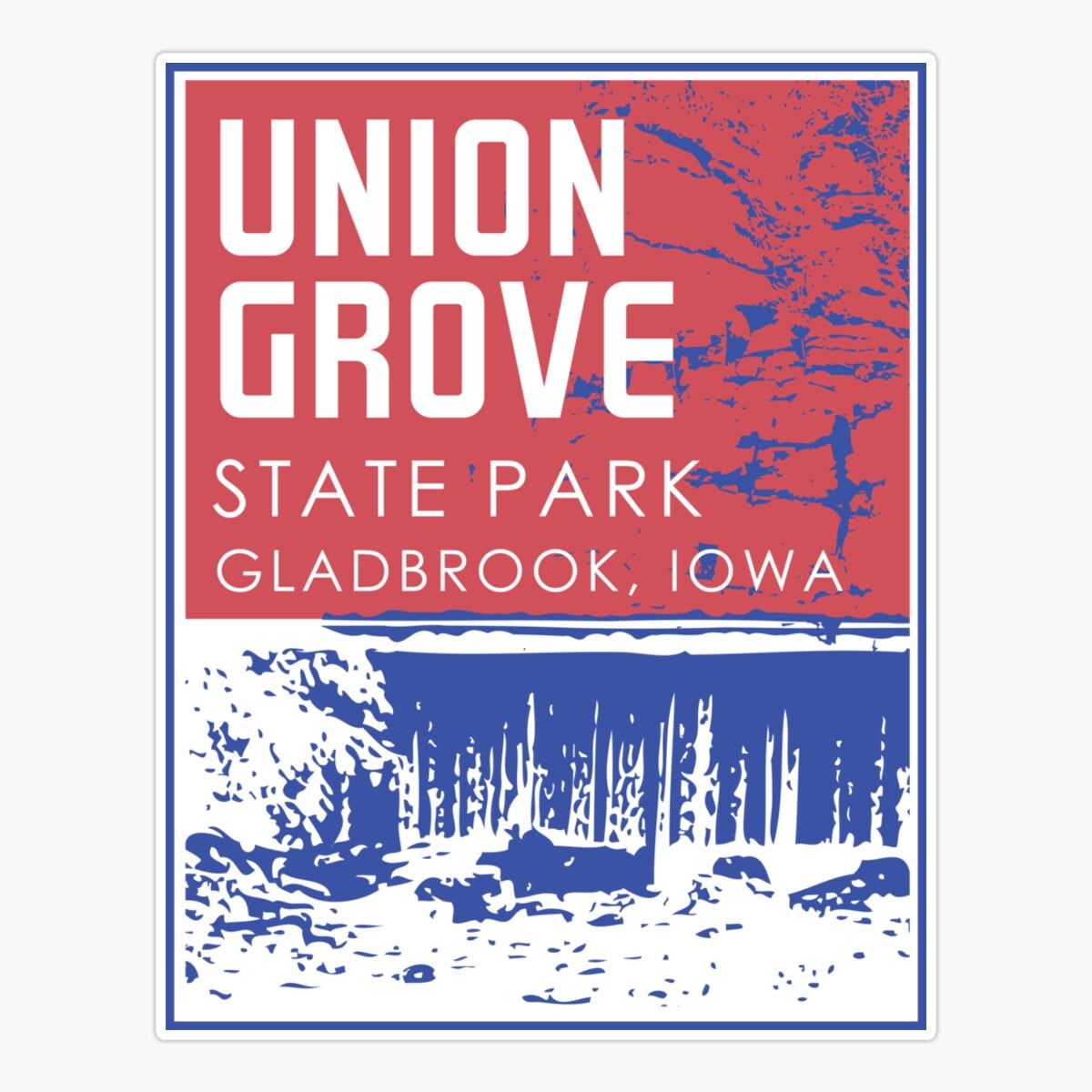 Maneki Union Grove State Park Er, Phone Decal Water Bottle Stickers Car ...