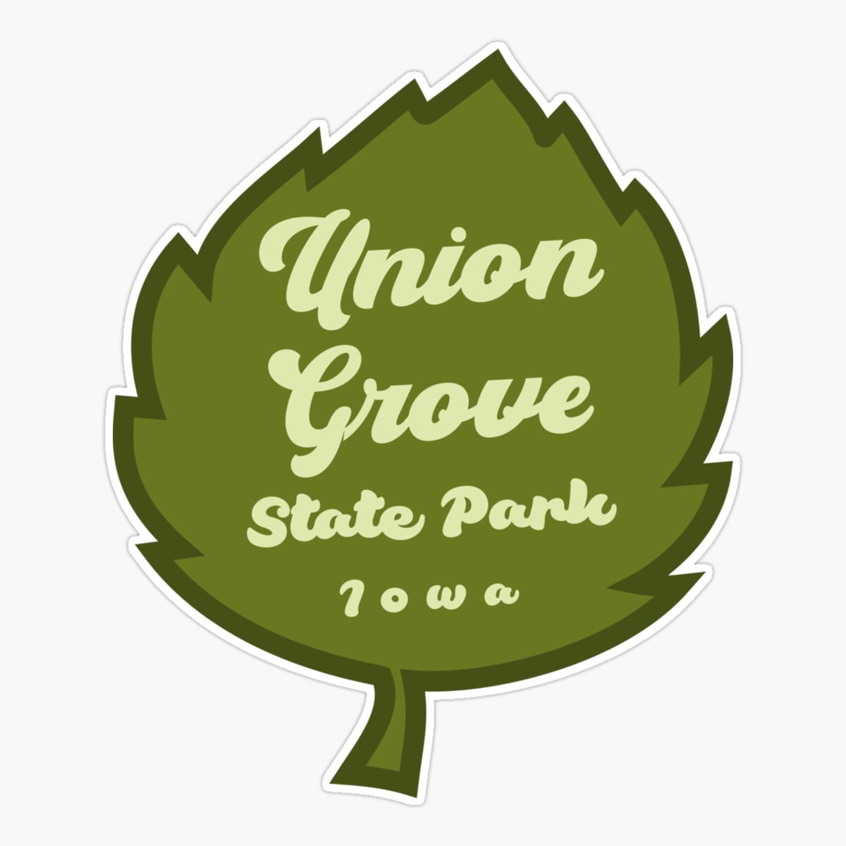 Maneki Union Grove State Park Iowa Lea Er, Phone Decal Water Bottle ...