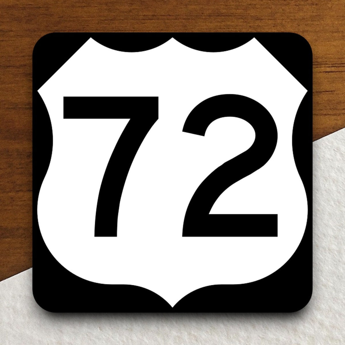 Maneki United States Route 72 Road Sign Sticker, Road Trip Sticker ...