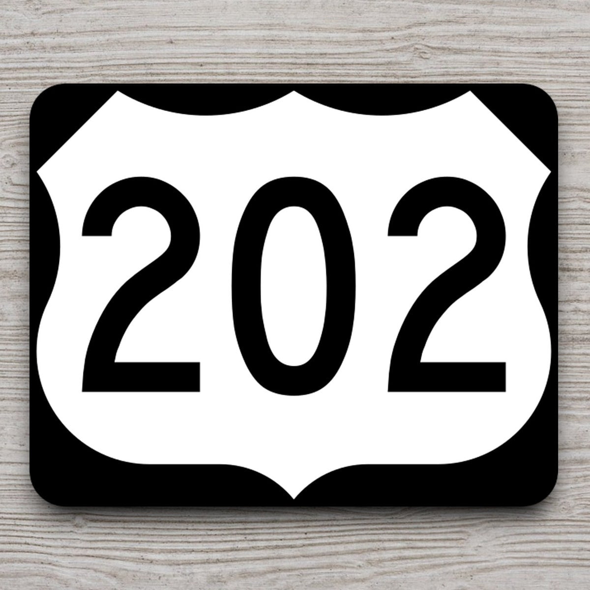 Maneki United States U.S. Route 202 Road Sign Sticker, Road Trip ...