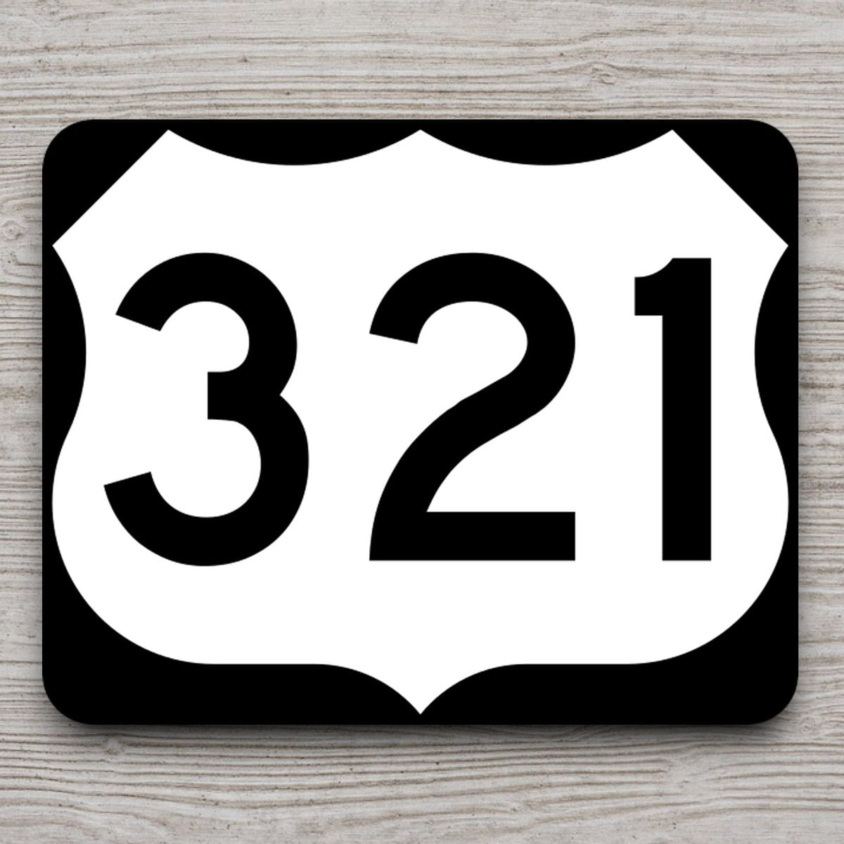 Maneki United States U.S. Route 321 Road Sign Sticker, Road Trip ...