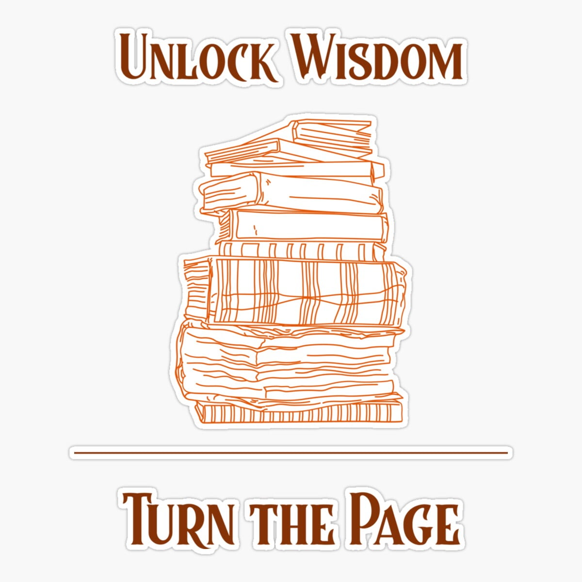 Maneki Unlock Wisdom, Turn The Page Or Encourage Reading T-Shirt ...