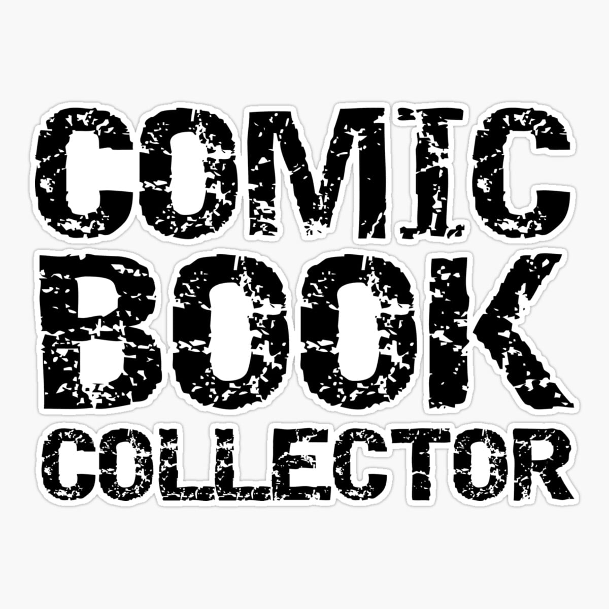 Maneki Unny Comic Book Collector Literature Quote Sticker, Phone Decal ...