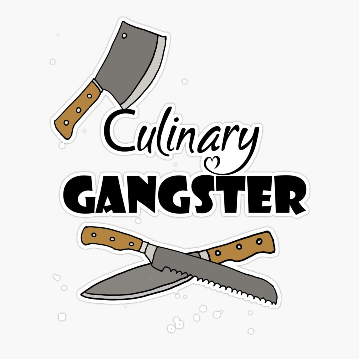 Maneki Unny Culinary Gangster Cooking Cartoon Sticker, Phone Decal ...