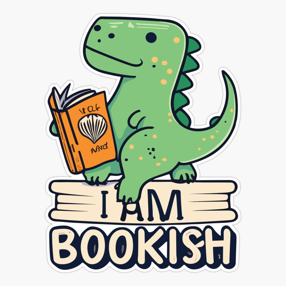 Maneki Unny Dinosaurs Reading And Says Im Bookish Trex Book Addicts ...
