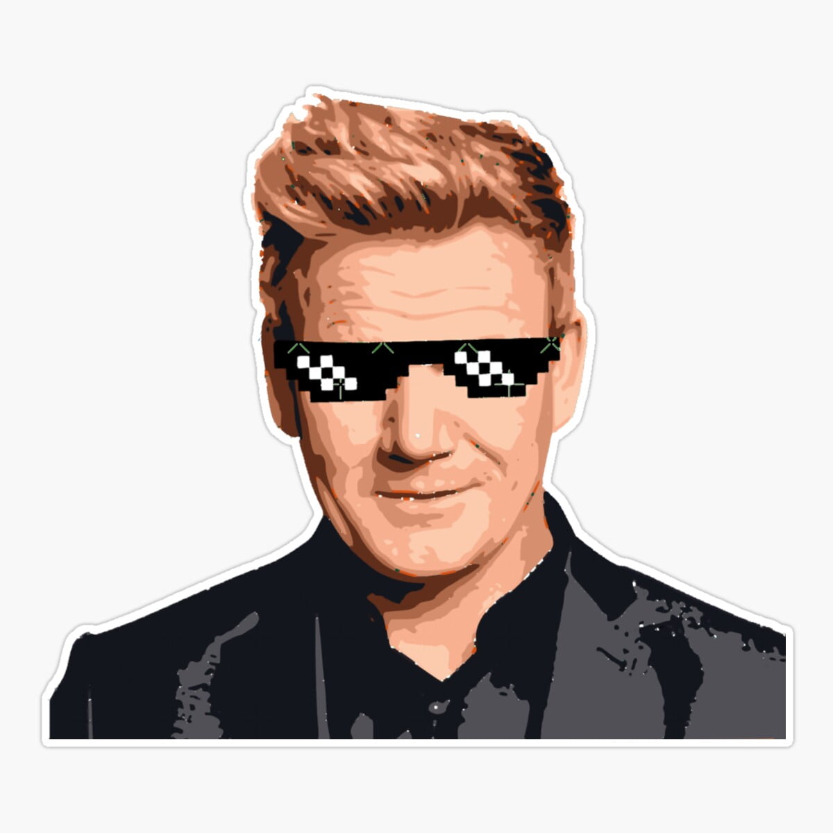 Maneki Unny Gordon Ramsay Apron Gitactive Sticker, Phone Decal Water Bottle Stickers Car Decals ...