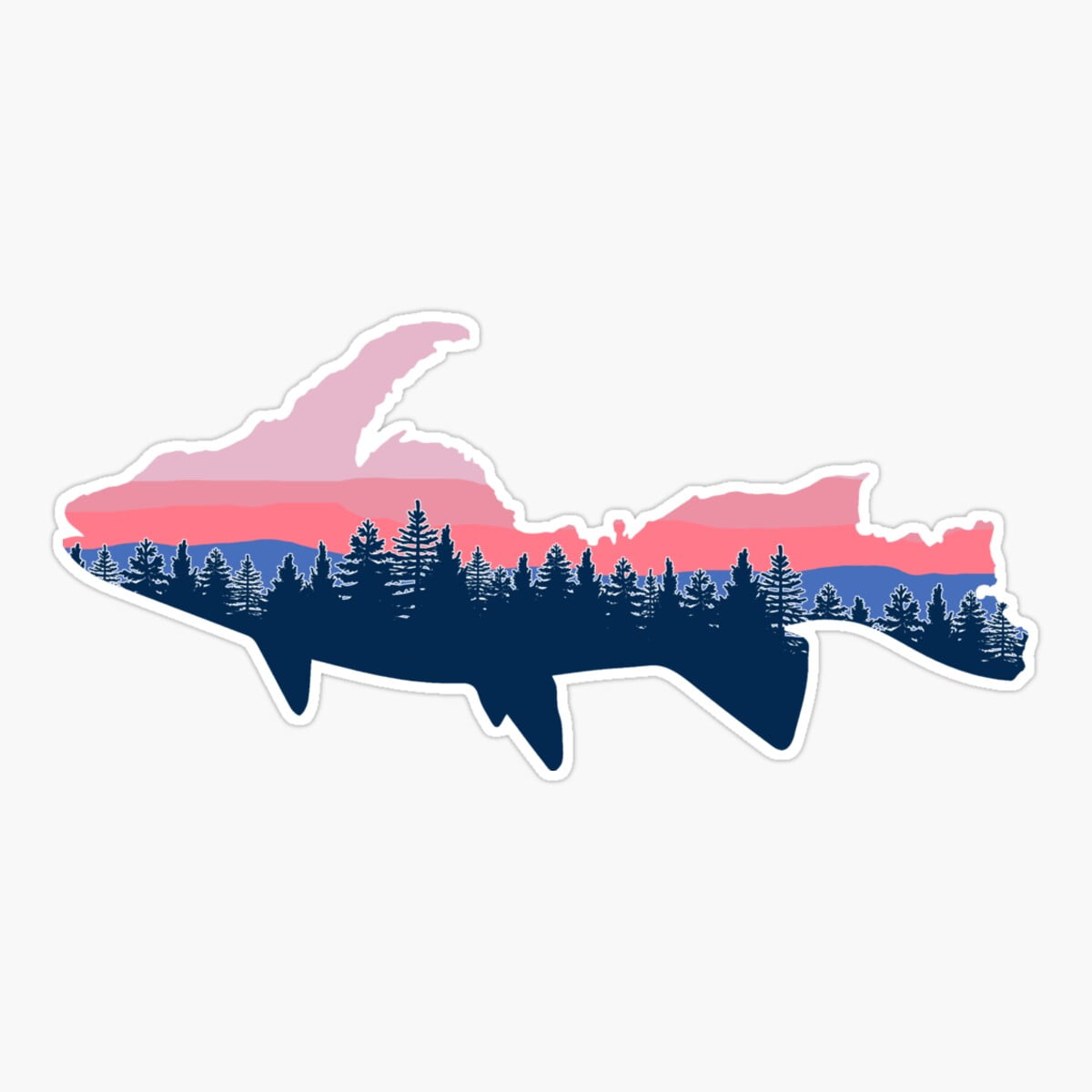 Maneki Upper Peninsula Ish Er, Phone Decal Water Bottle Stickers Car ...