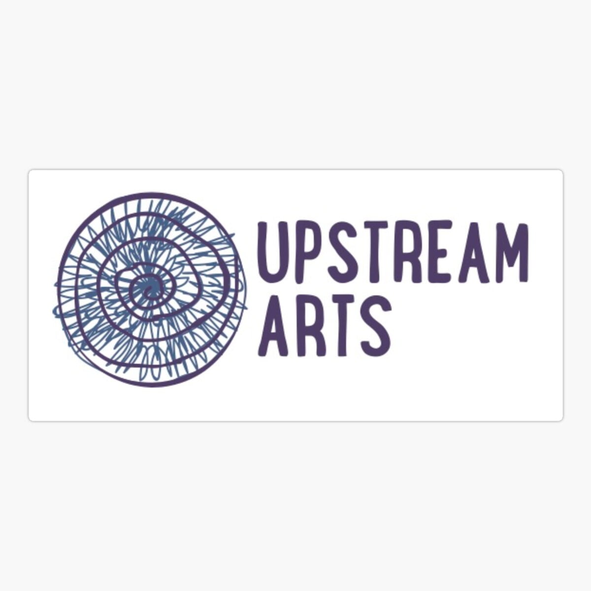 Maneki Upstream Arts Clic Logo Er, Phone Decal Water Bottle Stickers ...