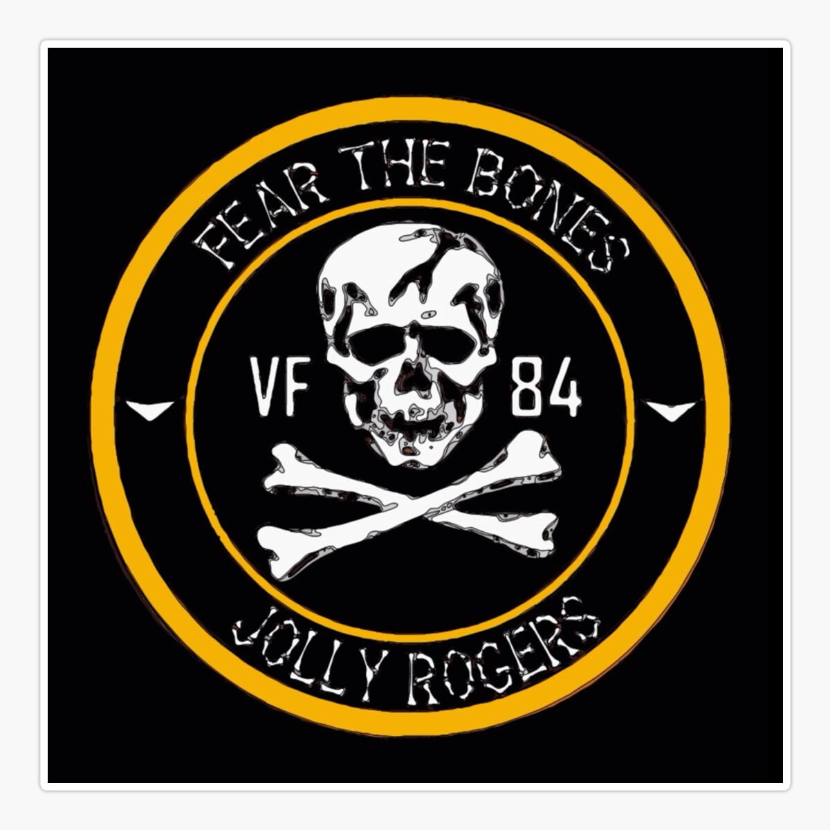 Maneki Us Navy Fighter Squadron 84 (Vf-84) Jolly Rogers Fear The Bones ...