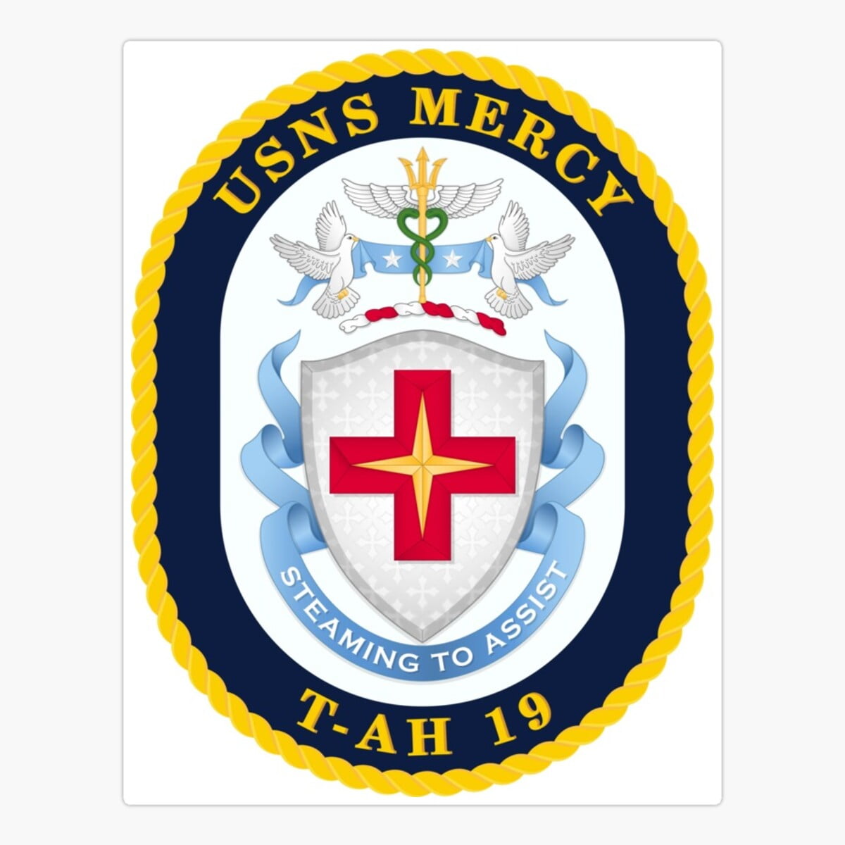 Maneki Us Navy Military Sealift Command Hospital Ship Usns Mercy (T-Ah ...