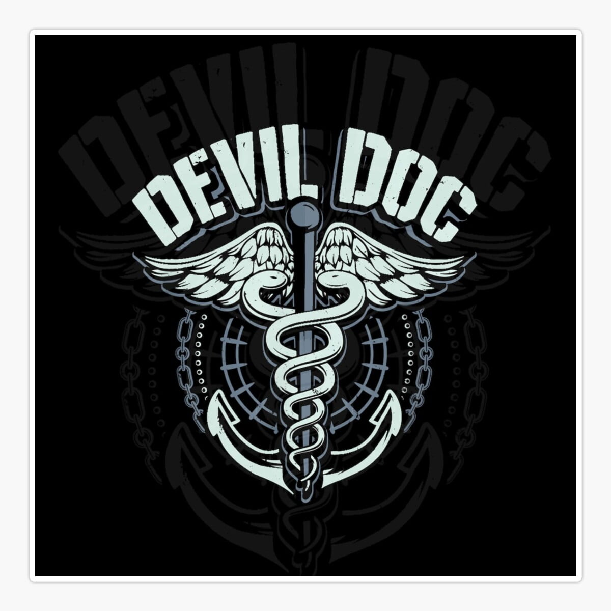 Maneki Us Navy/Us Marine Corps Fleet Marine Force Corpsmen Devil Doc Er ...