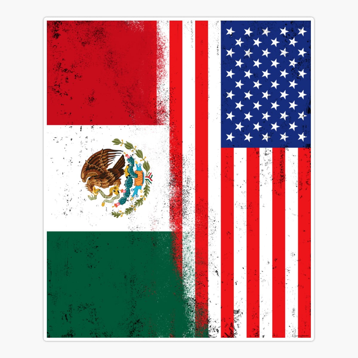 Maneki Usa And Mexico Mix, Mexican And American Lags, Banderas De ...