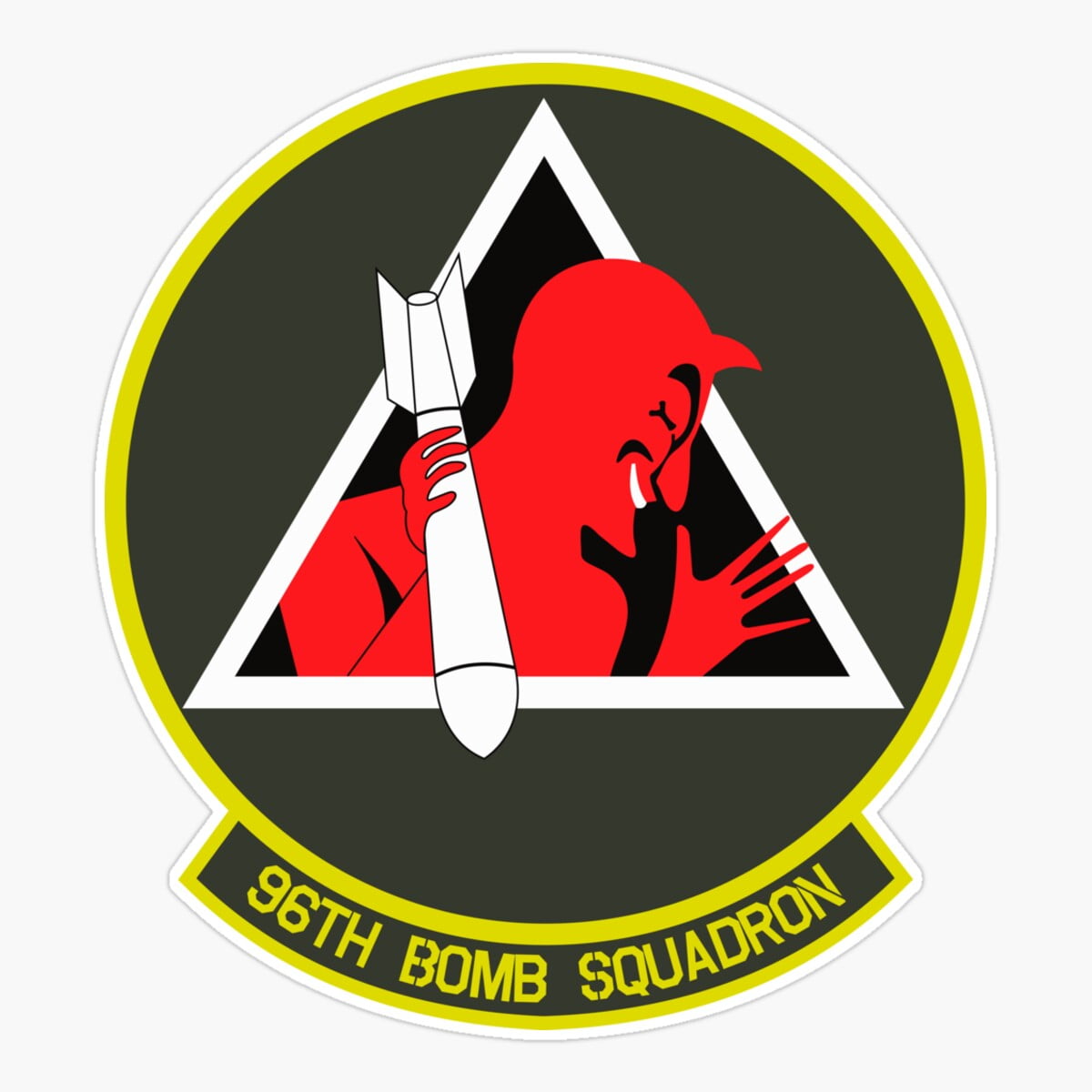 Maneki Usaf - 96Th Bombardment Squadron - Clean Style Er, Phone Decal ...