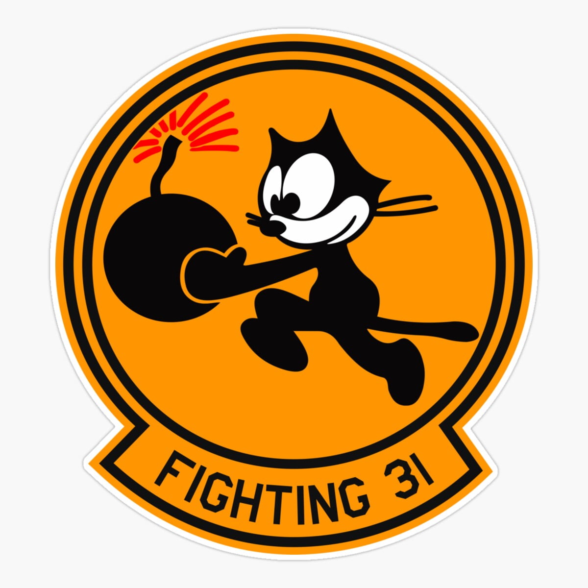 Maneki Usn Vfa-31 Strike Fighter Squadron - Tomcatters - Tagged Clean ...